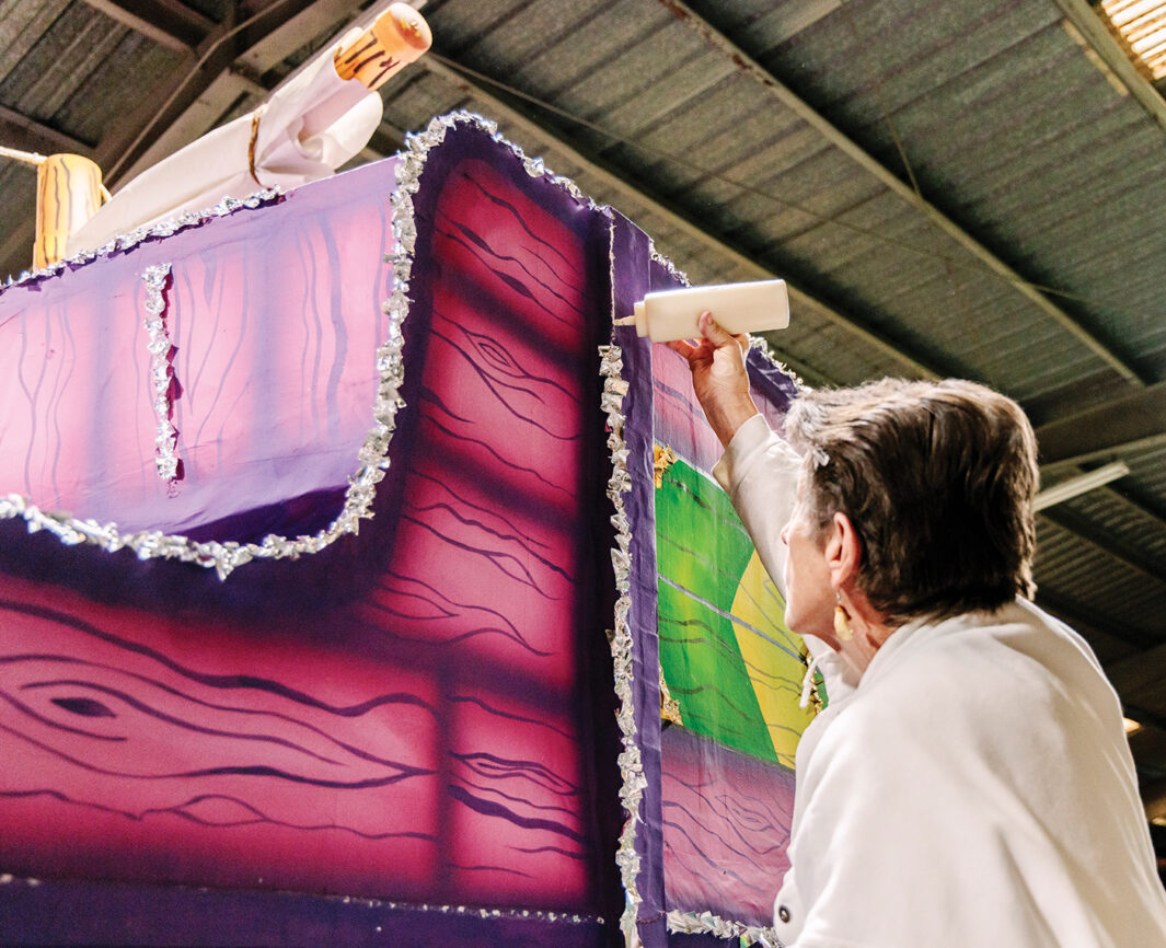 Behind the Scenes: Building a Mardi Gras Float