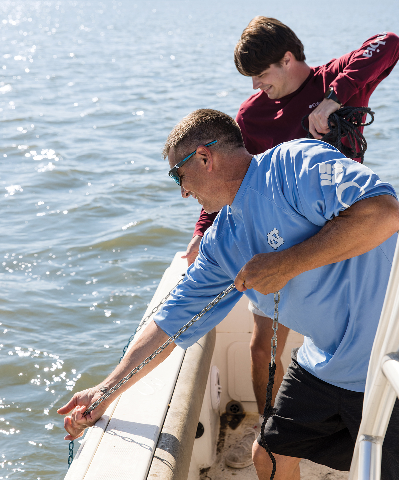 Pulling a Shrimp Trawl