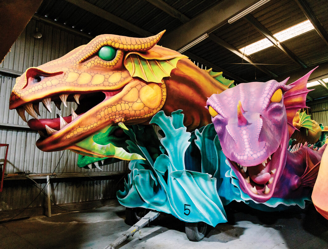 Behind the Scenes: Building a Mardi Gras Float
