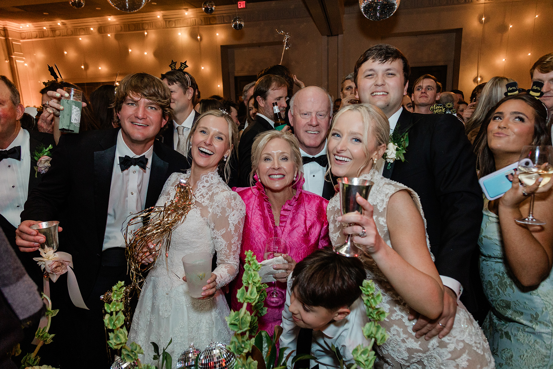 Inside Hallet & Mary Rose DeMouy's NYE Double Wedding